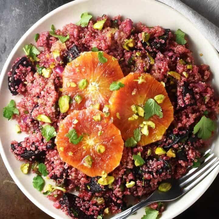 Quinoa and Roasted Beet Salad - Everyday Healthy Recipes
