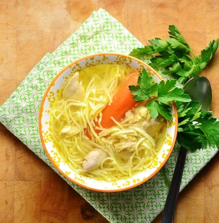 Polish Chicken Noodle Soup (Rosol) - Everyday Healthy Recipes