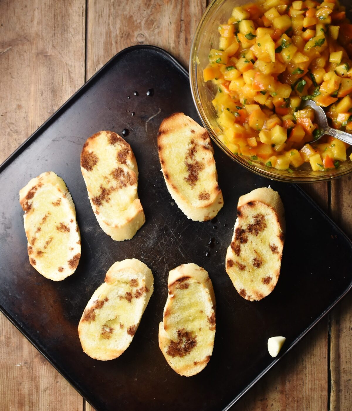 Persimmon Bruschetta Appetizer Recipe - Everyday Healthy Recipes