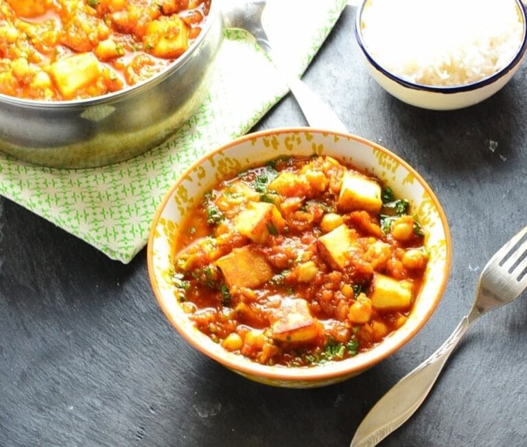 Easy Vegetable Curry with Paneer - Everyday Healthy Recipes