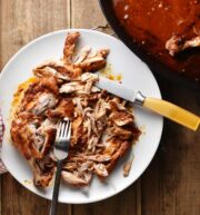 Oven Pulled Chicken the Healthy Way - Everyday Healthy Recipes