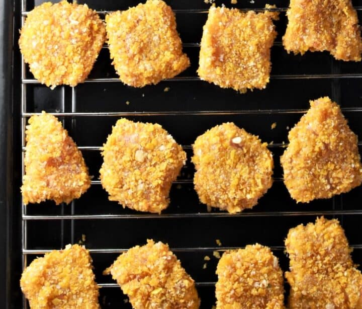 Crispy Cornflake Chicken Nuggets (Baked) - Everyday Healthy Recipes