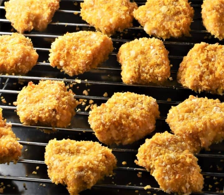 Crispy Cornflake Chicken Nuggets (Baked) - Everyday Healthy Recipes
