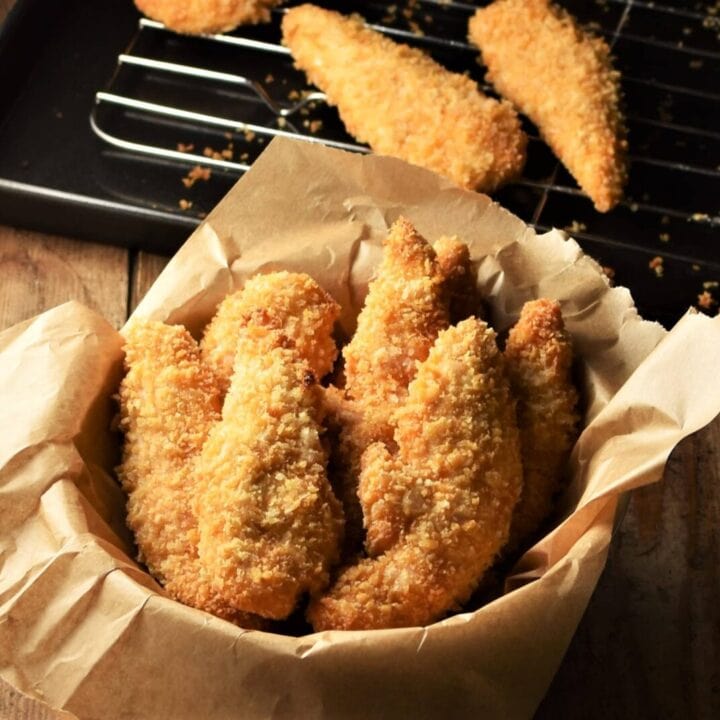 Oven Baked Super Crispy Chicken Fingers - Everyday Healthy Recipes