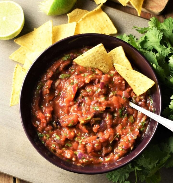 Roasted Tomato Summer Salsa Recipe - Everyday Healthy Recipes