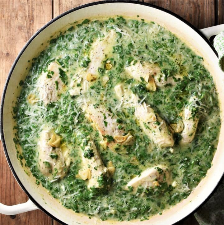 Healthy Creamy Spinach Chicken - Everyday Healthy Recipes