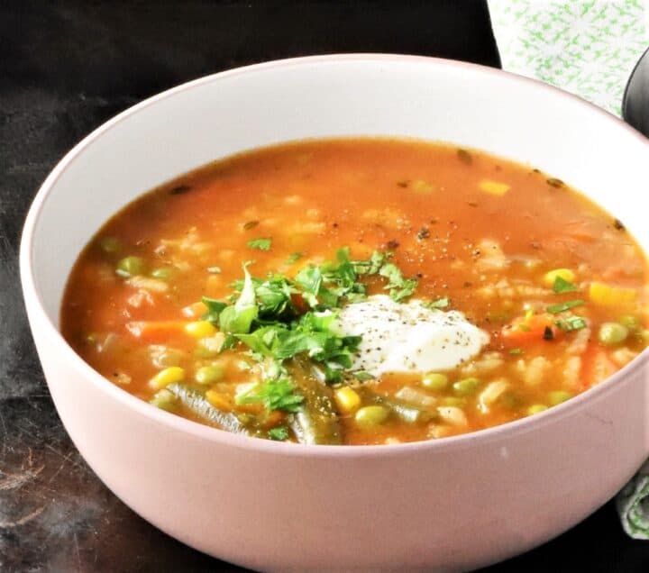 Easy Vegetable Rice Soup - Everyday Healthy Recipes