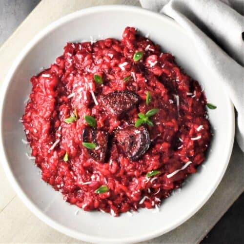 Roasted Beet Risotto - Everyday Healthy Recipes