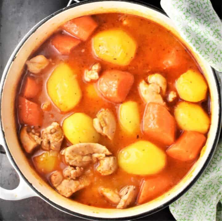 Simple Chicken Potato Stew - Everyday Healthy Recipes