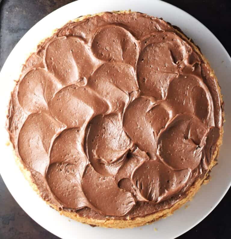 Polish-Style Hazelnut Chocolate Torte Cake - Everyday Healthy Recipes