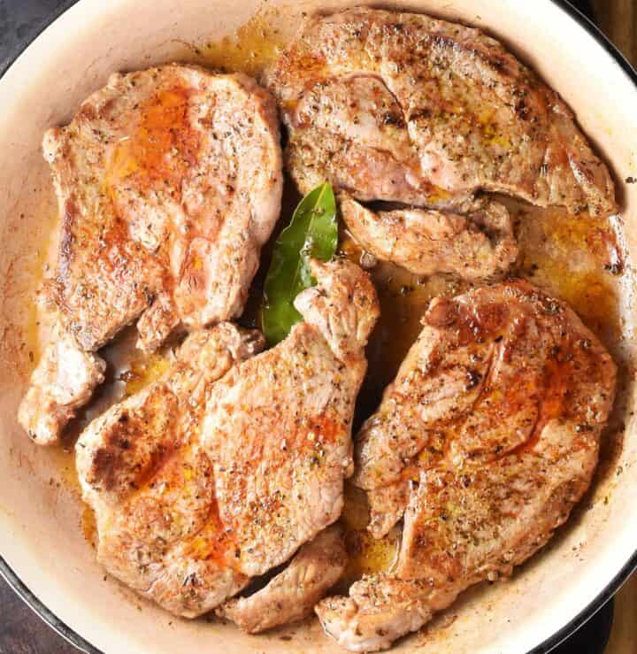 Braised Pork Shoulder Steaks (Polish Style) - Everyday Healthy Recipes